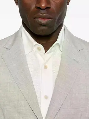 Eleventy Textured Buttoned Shirt