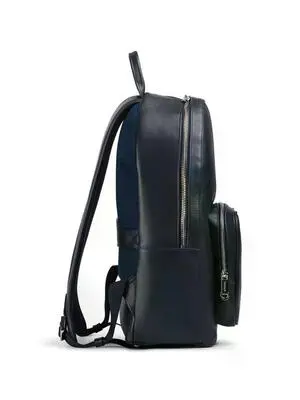 DOUCAL'S Top-handle Leather Backpack - Blue