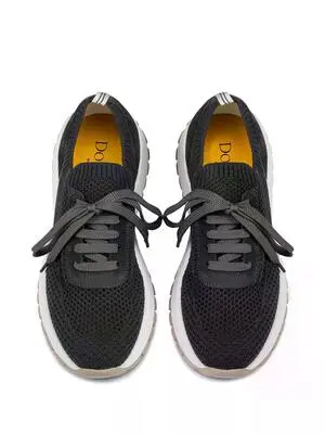 DOUCAL'S Technical Suede Sneakers - Black