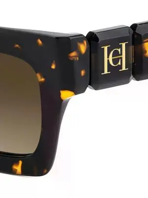 Carolina Herrera Square-frame Sunglasses - Black