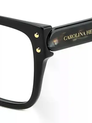 Carolina Herrera Square Frame Eyeglasses - Black