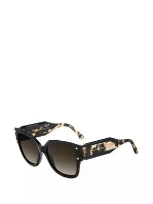 Carolina Herrera Studded Square Frame Sunglasses