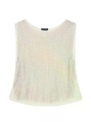 Giorgio Armani Openwork Top