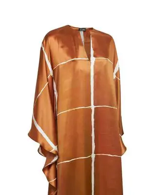 Kiton Ruffled-sleeves Maxi Dress