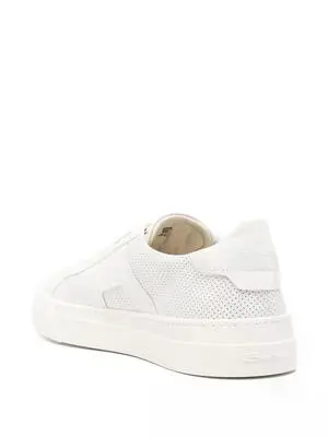 Santoni Perforated Lace-up Sneakers - Neutrals
