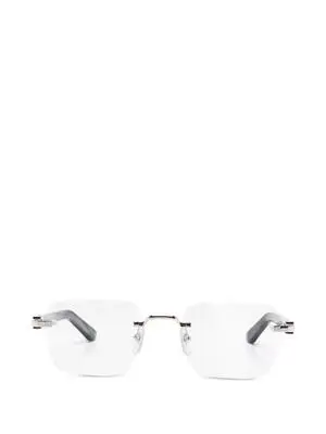 Cartier Rectangle-frame Glasses - Grey