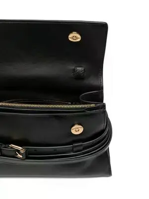 Moschino Leather Buckle Shoulder Bag