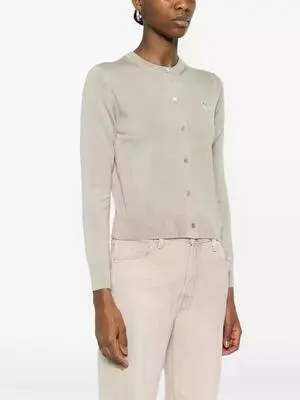 Maison Kitsuné Fox Motif Buttoned Cardigan