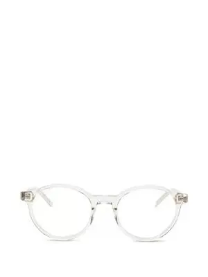 Saint Laurent Round-frame Eyeglasses - Neutrals