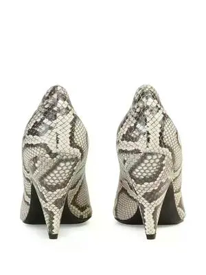 SERGIO ROSSI Beak Pointed-toe Pumps - Neutrals