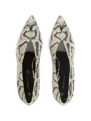 SERGIO ROSSI Beak Pointed-toe Pumps - Neutrals