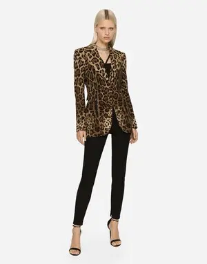 Dolce & Gabbana Leopard-print Turlington Jacket