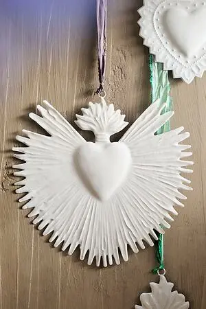 TERRAIN Heart Medallion Ornament