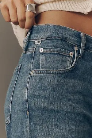 Citizens Of Humanity Lyra High-rise Crop Wide-leg Jeans - Verve