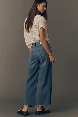 Citizens Of Humanity Lyra High-rise Crop Wide-leg Jeans - Verve