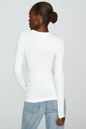 Citizens Of Humanity Ribbed Long-sleeve Crewneck Pullover - Pashmina