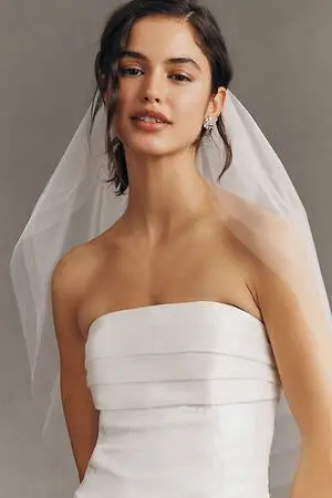 TWIGS & HONEY Triple Tier Short Veil