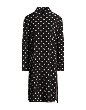 Amiri Polka Dot Wool Blend Long Shirt - Black