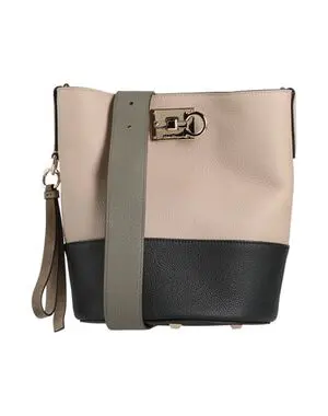 FERRAGAMO St. Soft Buck Cross-body Bag Sand Calfskin - Beige