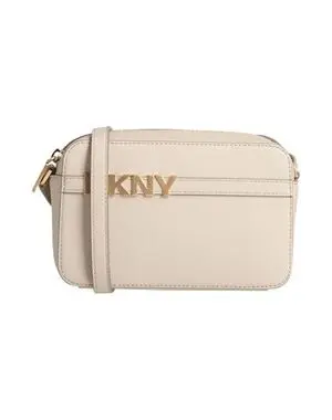 Dkny Cross-body Bag Cow Leather, Polyurethane - Beige