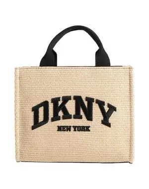 Dkny Handbag In Raffia And Gabardine