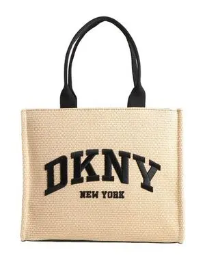 Dkny Handbag Sand Polypropylene, Polyester, Polyurethane - Beige