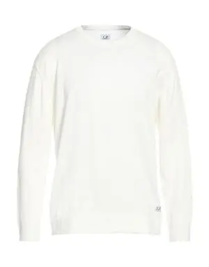 C.P. COMPANY Cotton Sweater - White