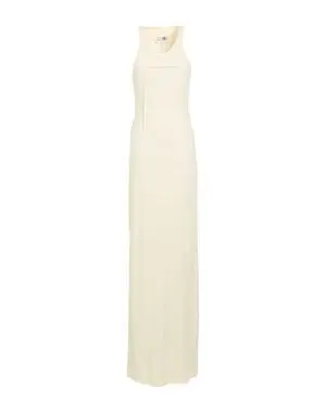 MAISON MARGIELA Maxi Dress Pastel Size Cotton - Yellow