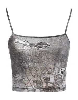 DIESEL® Embroidered Logo Crop Top