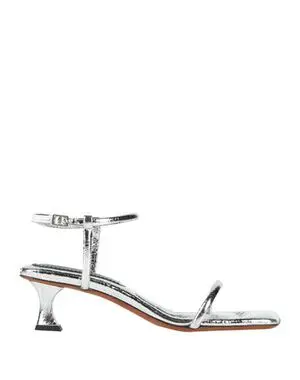 Proenza Schouler Sandals Size Leather - Silver
