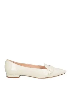 Agl Loafers Cream Size Leather - White
