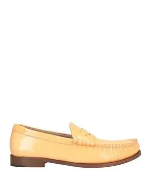 CALPIERRE Loafers Cream Size Leather - Orange