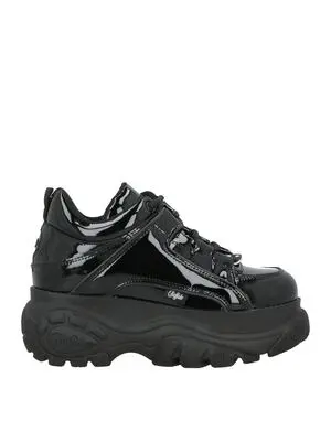 BUFFALO Calfskin Chunky Sneakers - Black