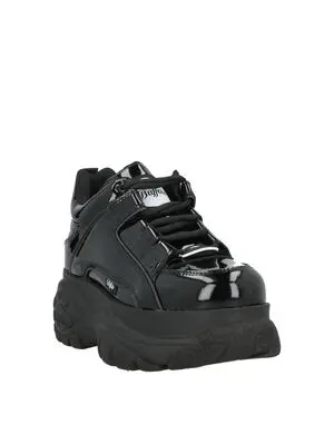 BUFFALO Calfskin Chunky Sneakers - Black