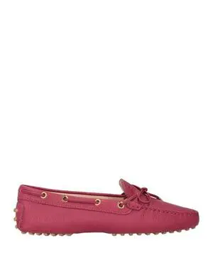 TOD'S Loafers Garnet Size Leather - Red