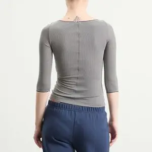 FRUITY BOOTY Second Skin Ribbed 3/4 Sleeve Top