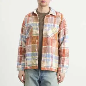 WAX LONDON Whiting Bude Check Overshirt - Pastel Multi