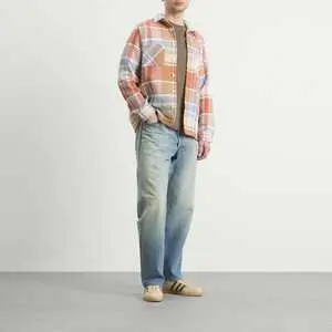WAX LONDON Whiting Bude Check Overshirt - Pastel Multi