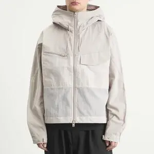 Y3 Cotton Blend Hooded Jacket