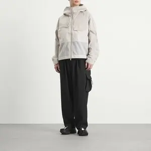 Y3 Cotton Blend Hooded Jacket