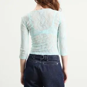 FRUITY BOOTY Lace Wrap Top