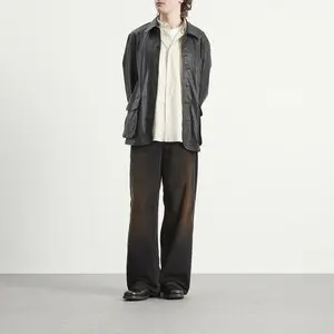 Auralee Textured Lamb Leather Blouson