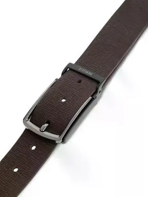 Boggi Milano Reversible Leather Belt - Brown