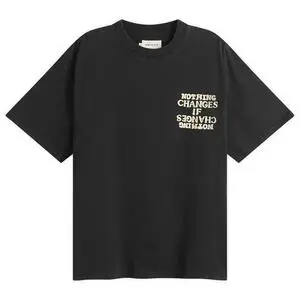 HONOR THE GIFT Nothing Changes T-shirt - Black