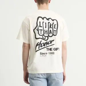 HONOR THE GIFT Like That T-shirt - White