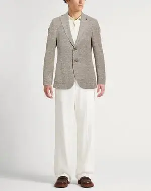 PAOLONI Single-breasted Blazer With Patch Pockets