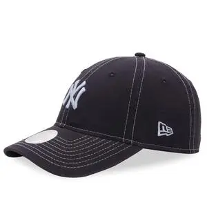 New Era Ny Yankees Contrast Stitch 9twenty Cap - Navy