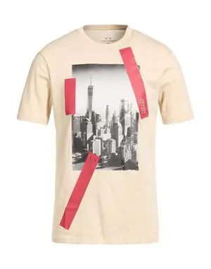 Armani Exchange T-shirt Size Cotton - Beige