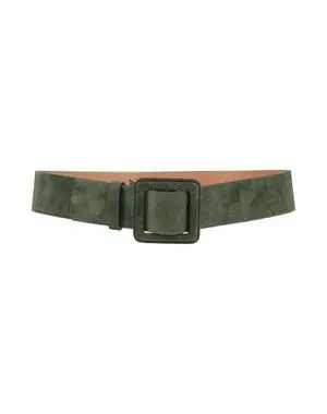 Ba&sh Military Calfskin Belt - Green