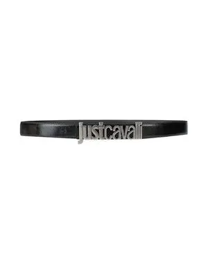 Just Cavalli Calfskin Belt - Black